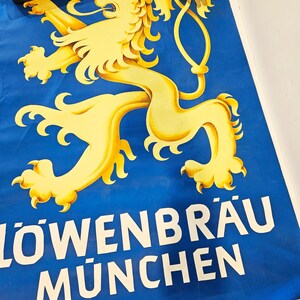 Original Lowenbrau Munchen Vintage Poster BIG - Löwenbräu München ...