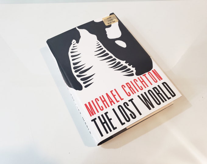 The Lost World Michael Crichton First 1st Edition 1995 Jurassic Park Sequel Hardcover W Dust