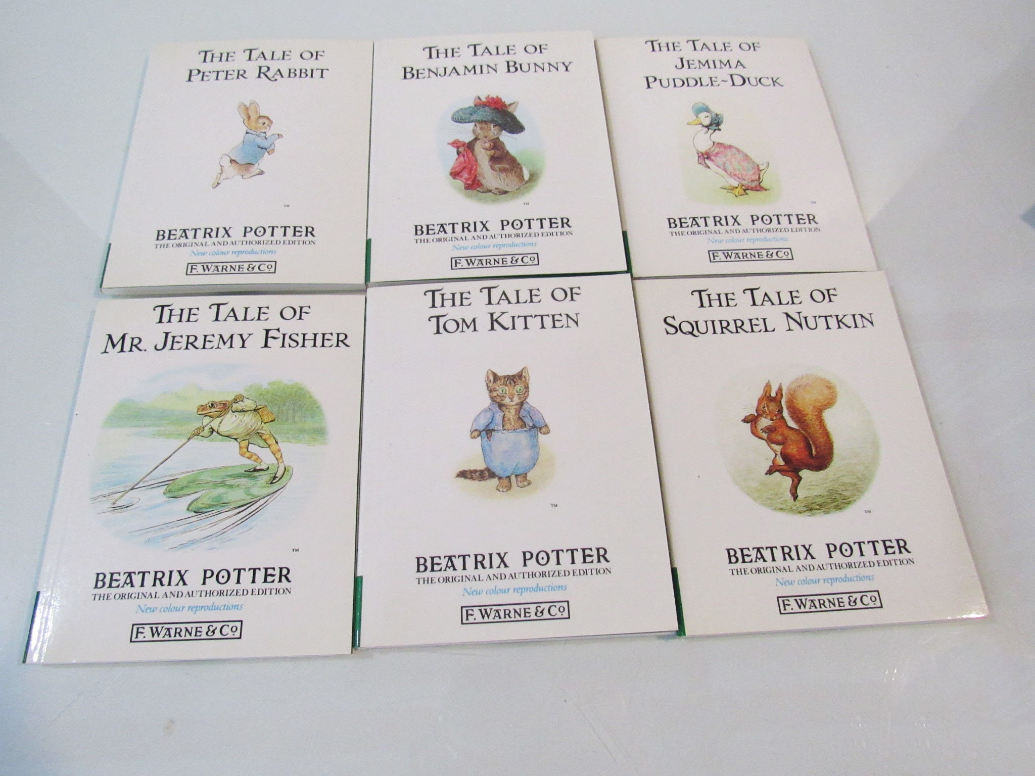 Tale of Peter Rabbit Storybook Collection 6 Included - Etsy