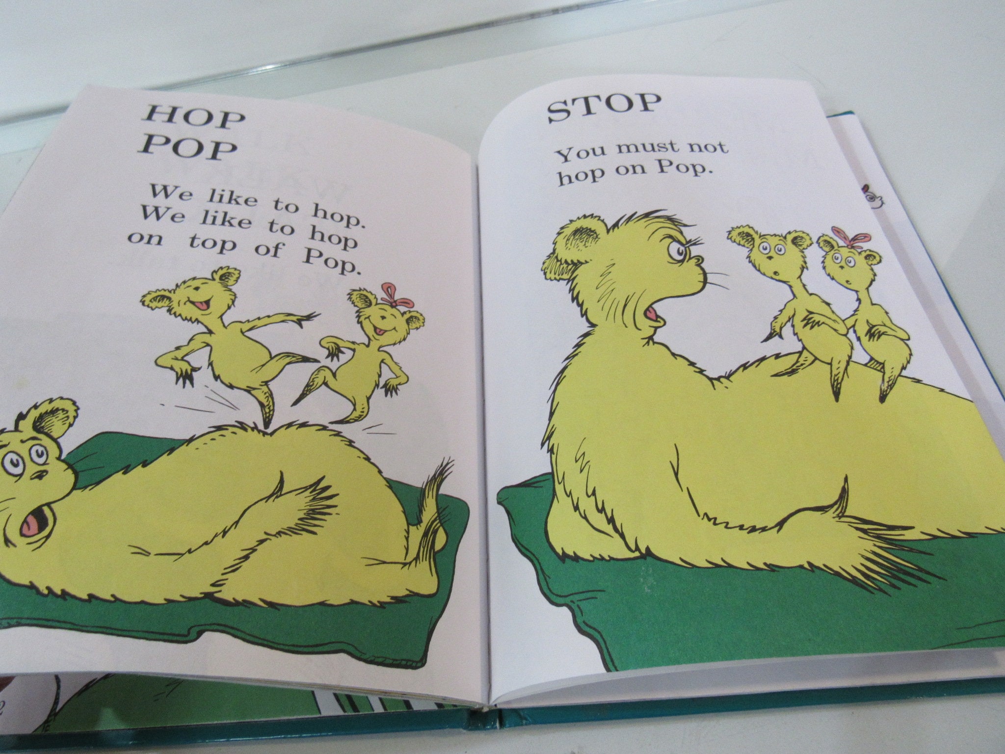 Hop on Pop Dr Seuss 1991 Beginner Books Random House - Etsy