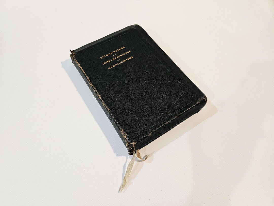 Leather Das Buch Mormon 1961 Gilt Pages - Book of Mormon in German ...