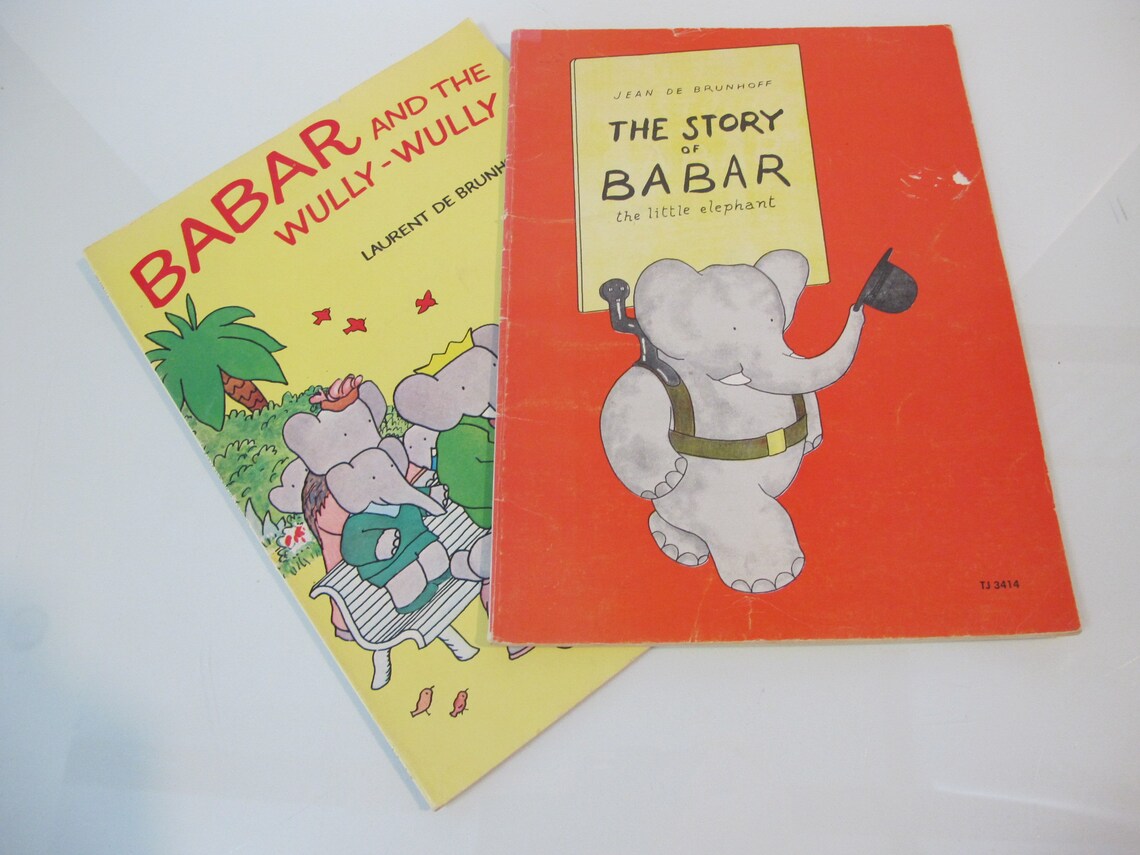 Babar Books Story of Babar Babar and the Wully Wully - Etsy