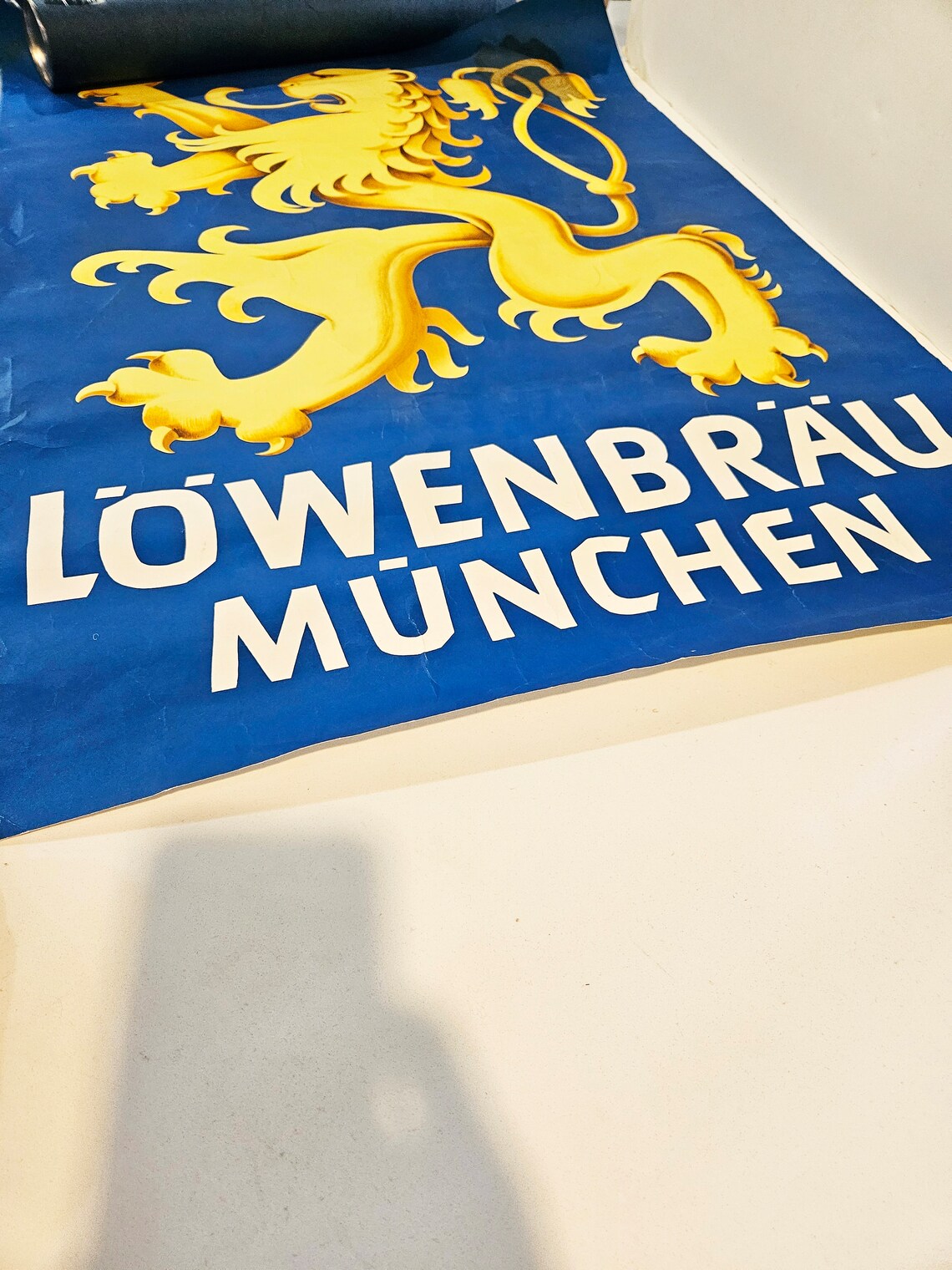 Original Lowenbrau Munchen Vintage Poster BIG - Löwenbräu München ...