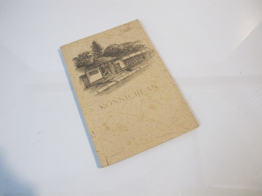 KONNICHI - AN [signed] Headquarters of the Ura Senke School of Tea Ceremonials - 1938 JAPAN - Etsy