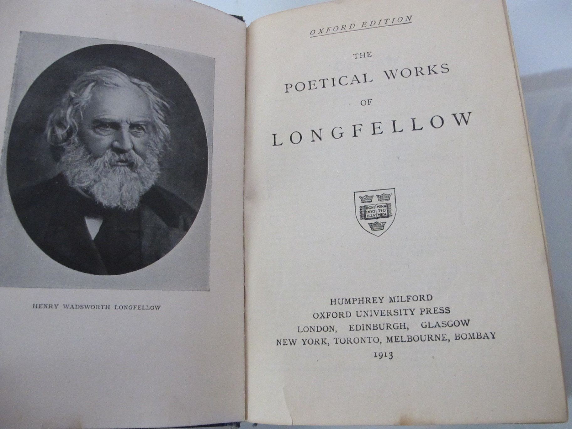 Longfellow Poetical Works 1913 Leather hardcover All | Etsy