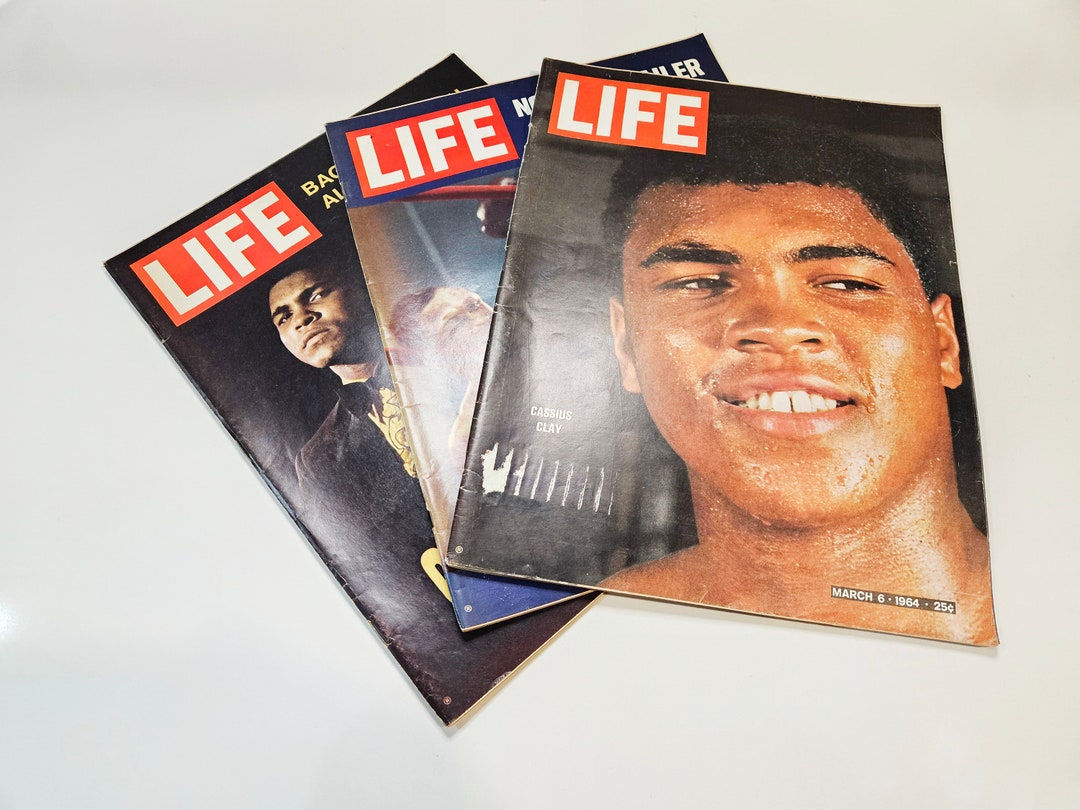 LIFE Magazine 3 Included - Cassius Clay Muhammad Ali Joe Frazier - Life ...