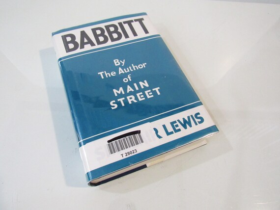 Babbitt Sinclair Lewis 1922 First Edition Facsimile | Etsy