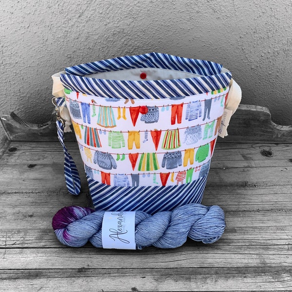 Knitting Project Bag - Etsy
