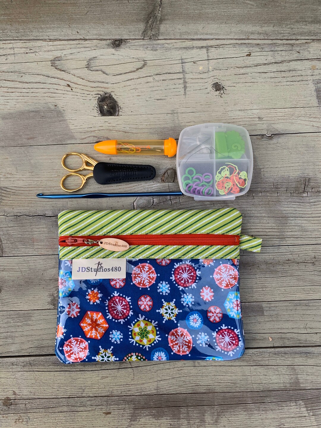 Clear Notions Pouch Clear Notions Case Clear Zippered Pouch Clear Vinyl ...