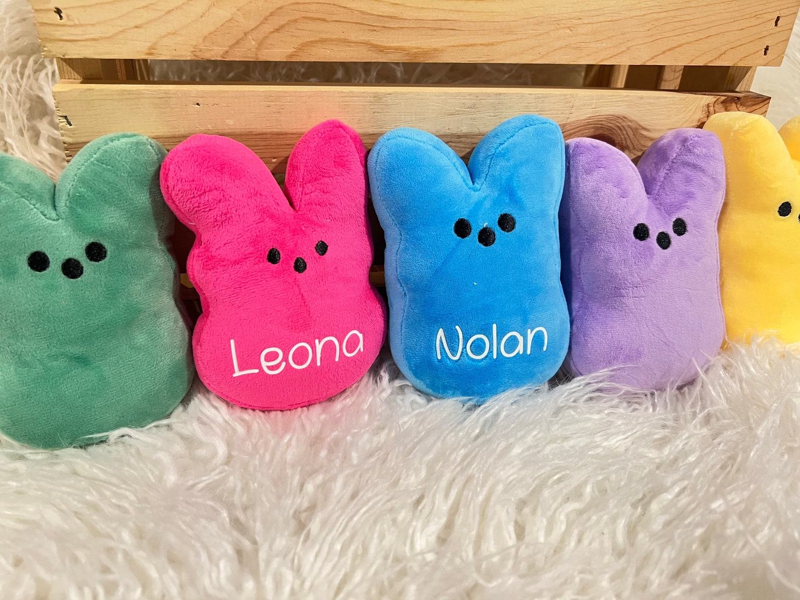 Personalized Peep Bunny Personalized Easter Bunny Easter - Etsy