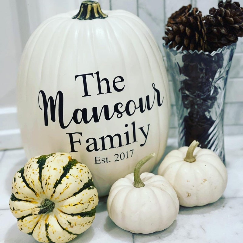 Personalized Pumpkin - Etsy