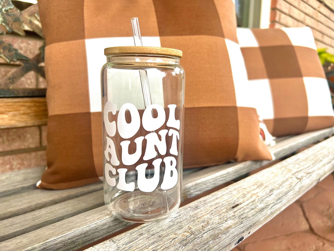 Cool Tia Club Beer Can Glass Tia Life Cup Cool Aunt Club - Etsy