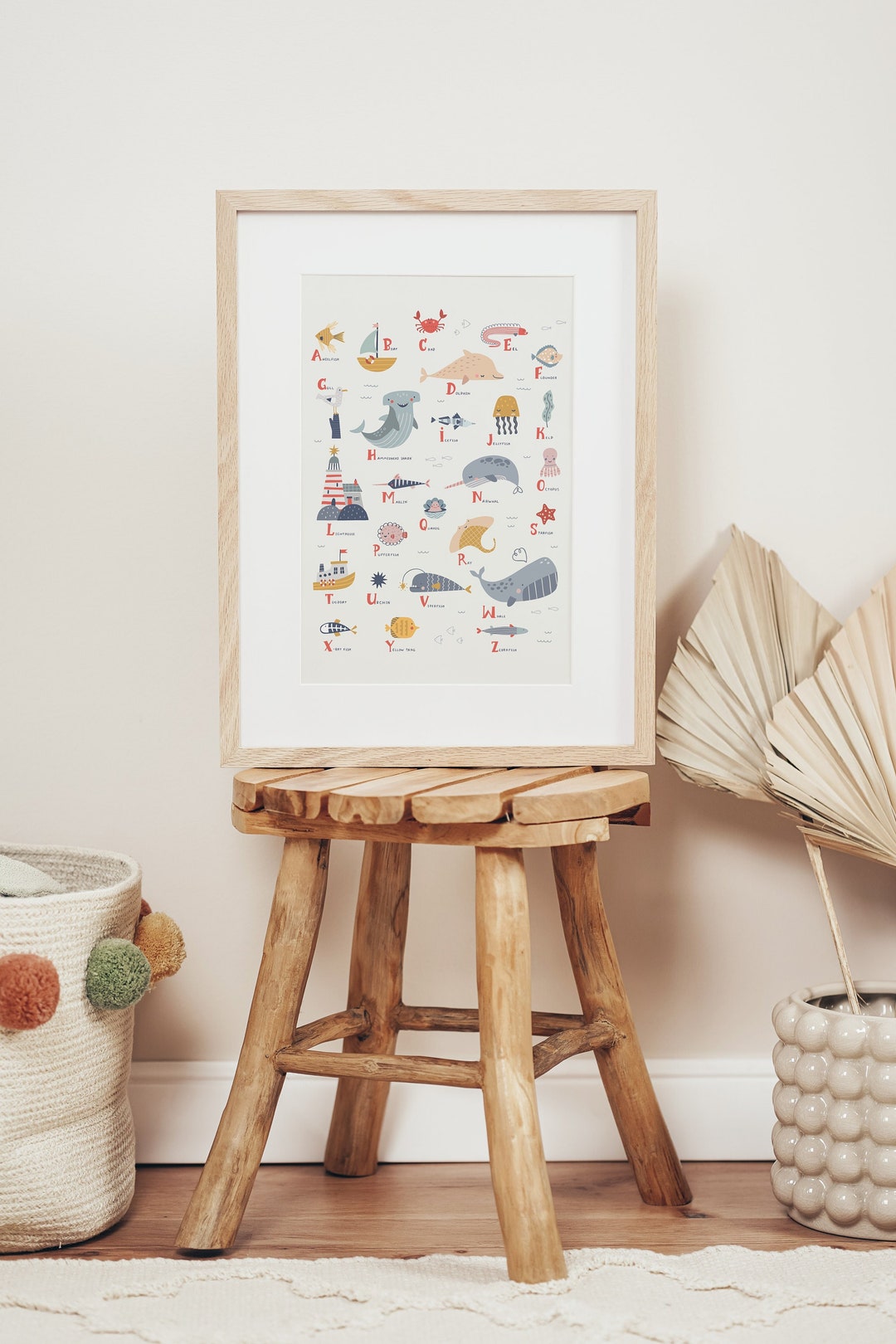 ABC Animal Poster • Watercolour Alphabet • Playroom Decor • Nursery ...