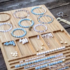 Wooden Mala Bead Design Board and Wooden Bracelet Bead Board as a ...