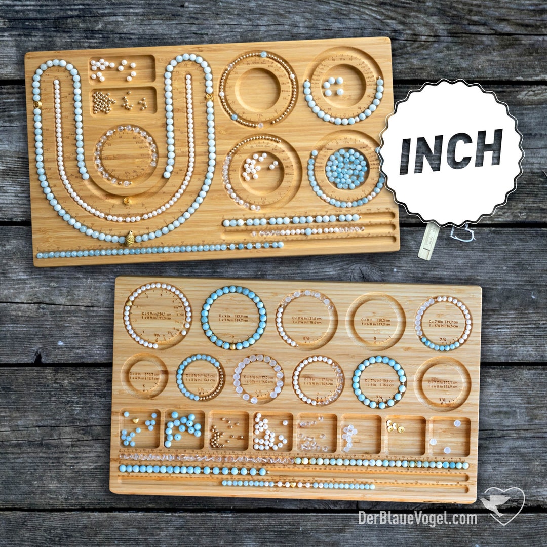 BUNDLE 13 Wooden Bracelet Beading Board 1/4 Inch Steps & - Etsy
