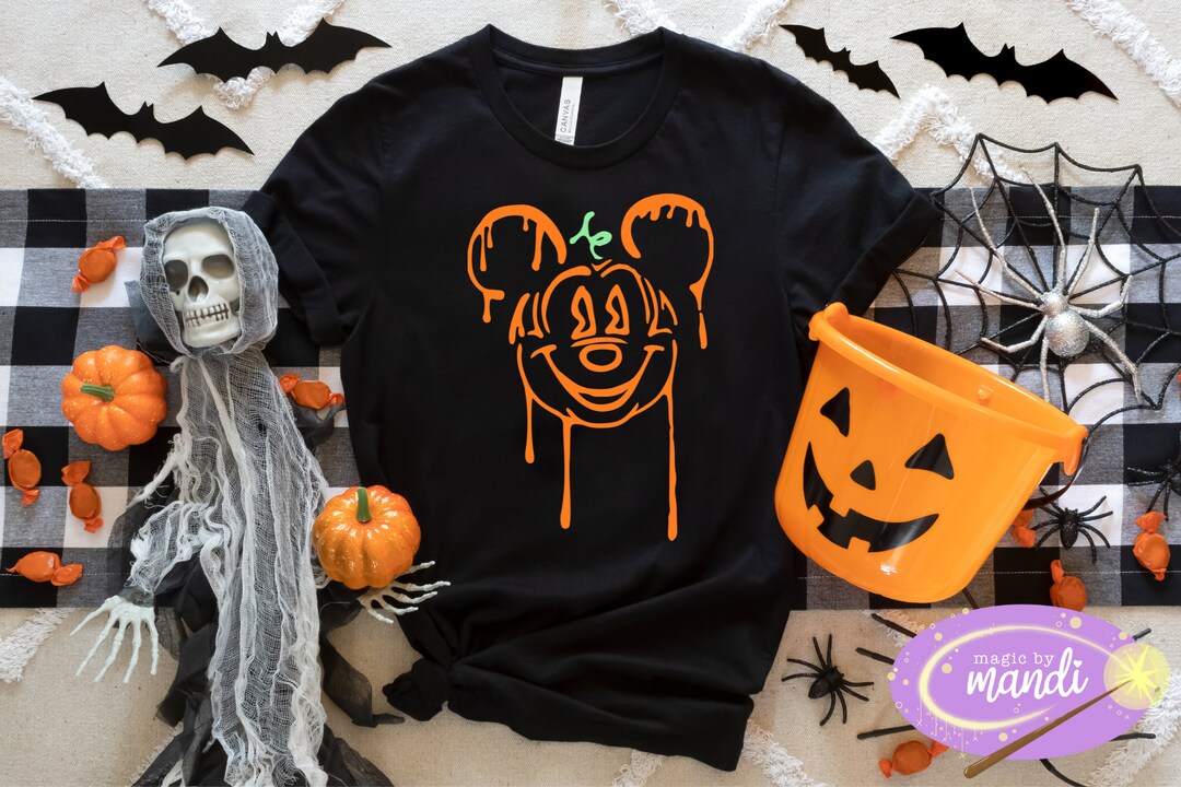 Drippy Mouse Pumpkin Shirt Halloween Shirt Fall Shirt - Etsy