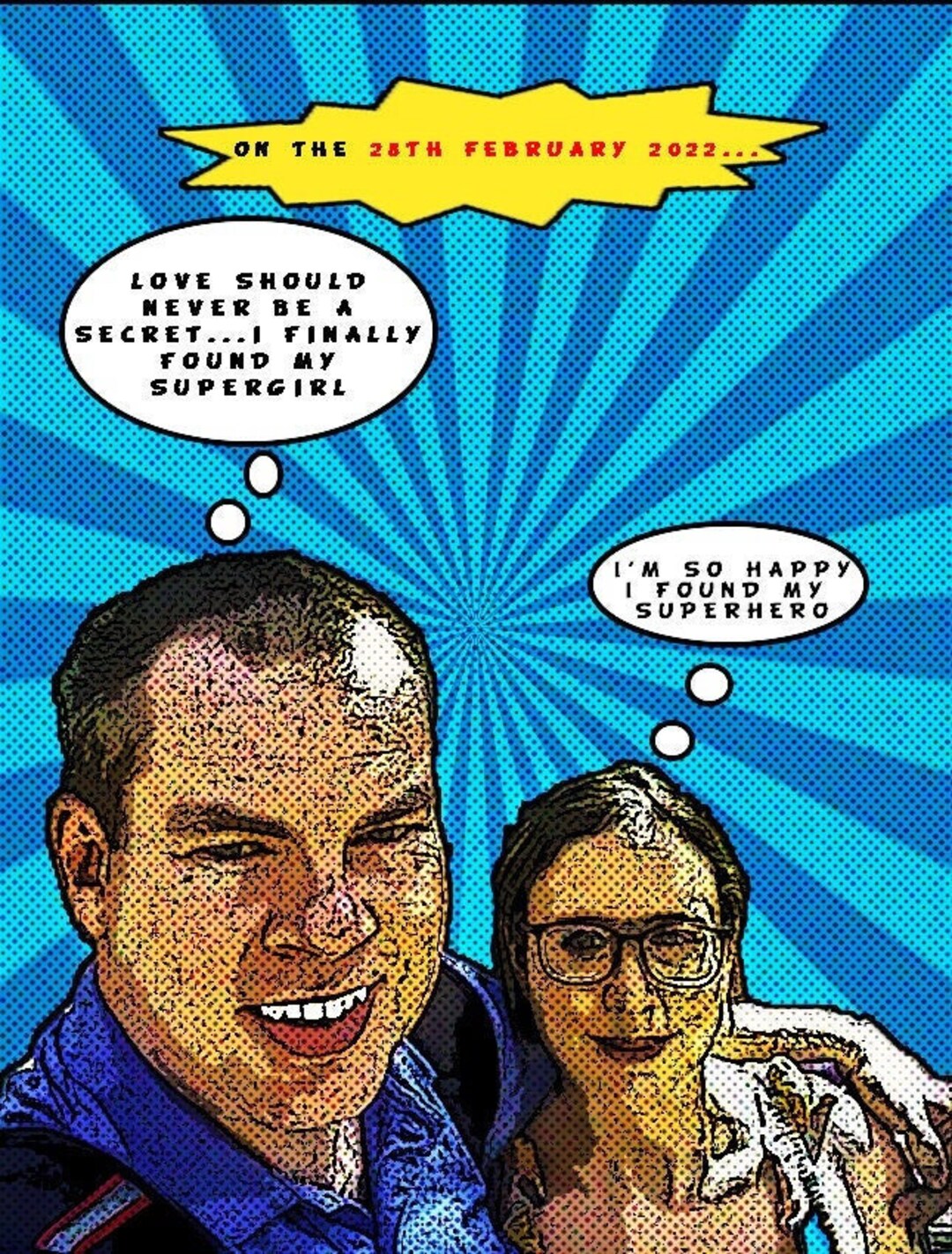 Custom Print Comic Book Style - Etsy