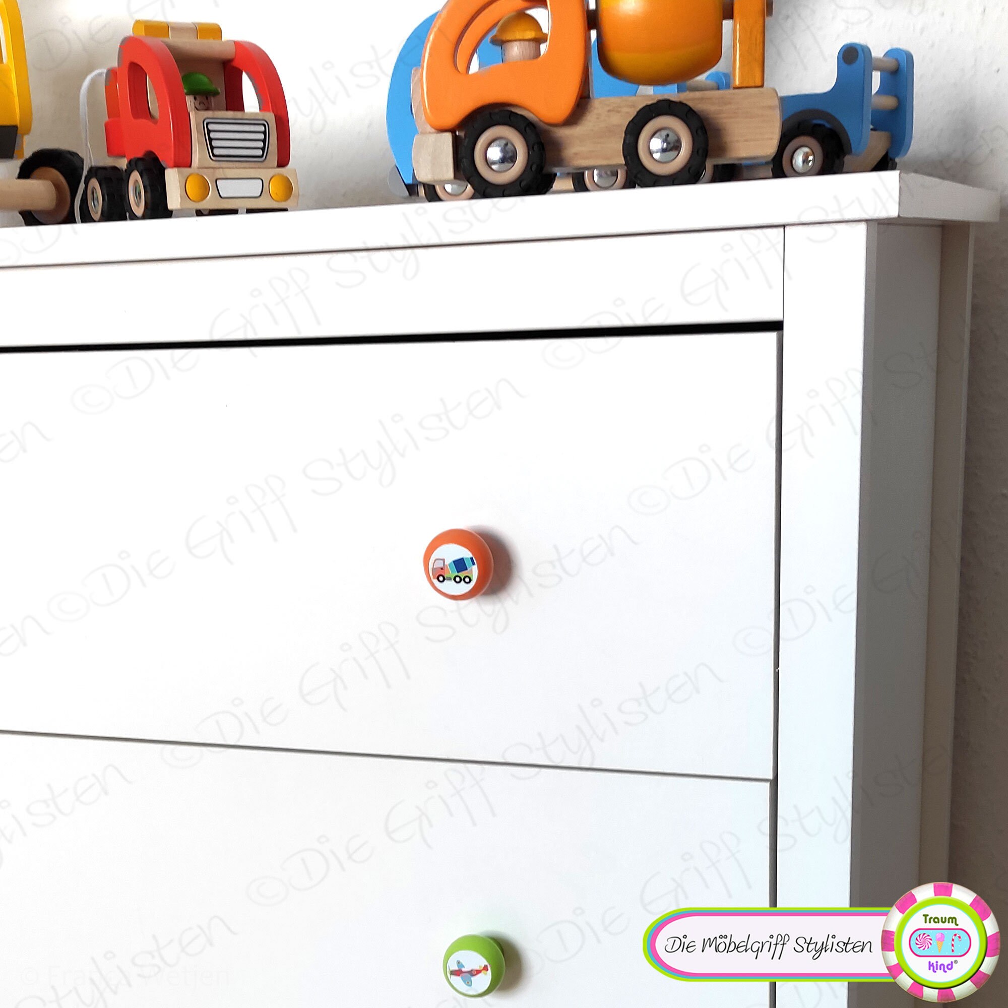 Wrap Chest Set 6 High Quality Vehicles Car Drawer Pulls Dresser Knobs ...