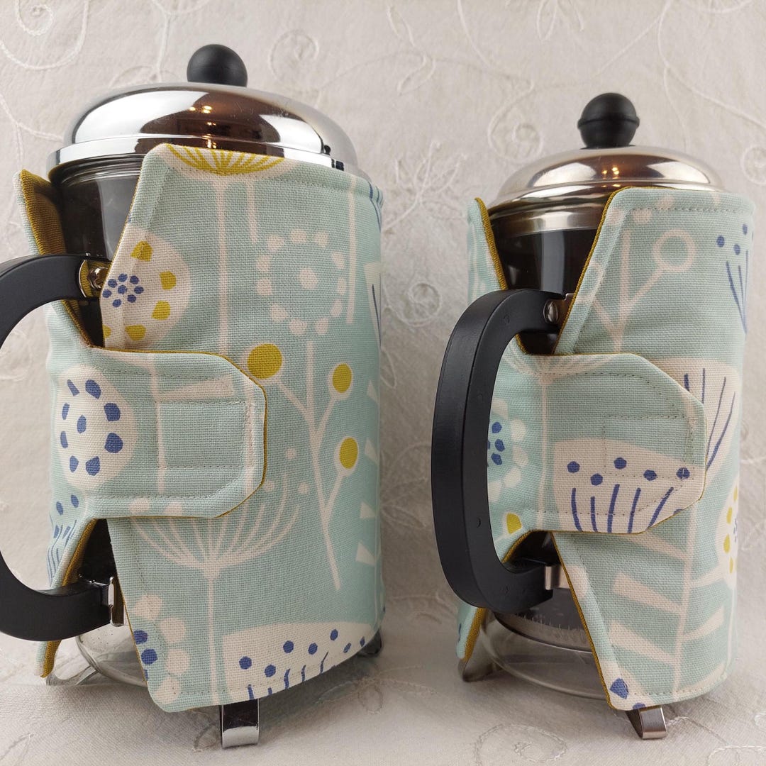 Cafetiere Cosy, Wrap, Coffee Pot Warmer, Jacket, Cozy. Seafoam Scandi ...
