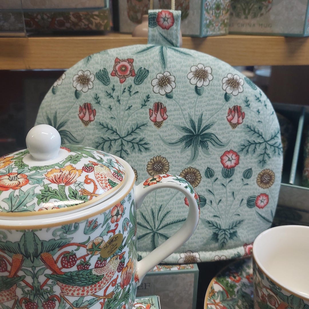 William Morris Tea Cosy: Daisy Floral Cotton Insulated Teapot Cozy - Etsy