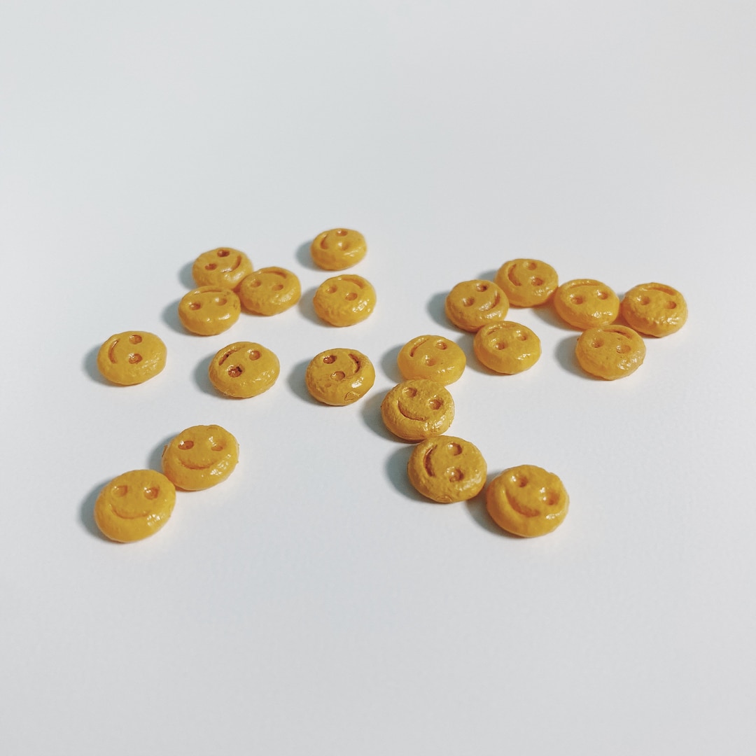 5 Pcs - 1/6 Dollhouse Miniature Re-ment Loose: Smiley Potato Wedges ...