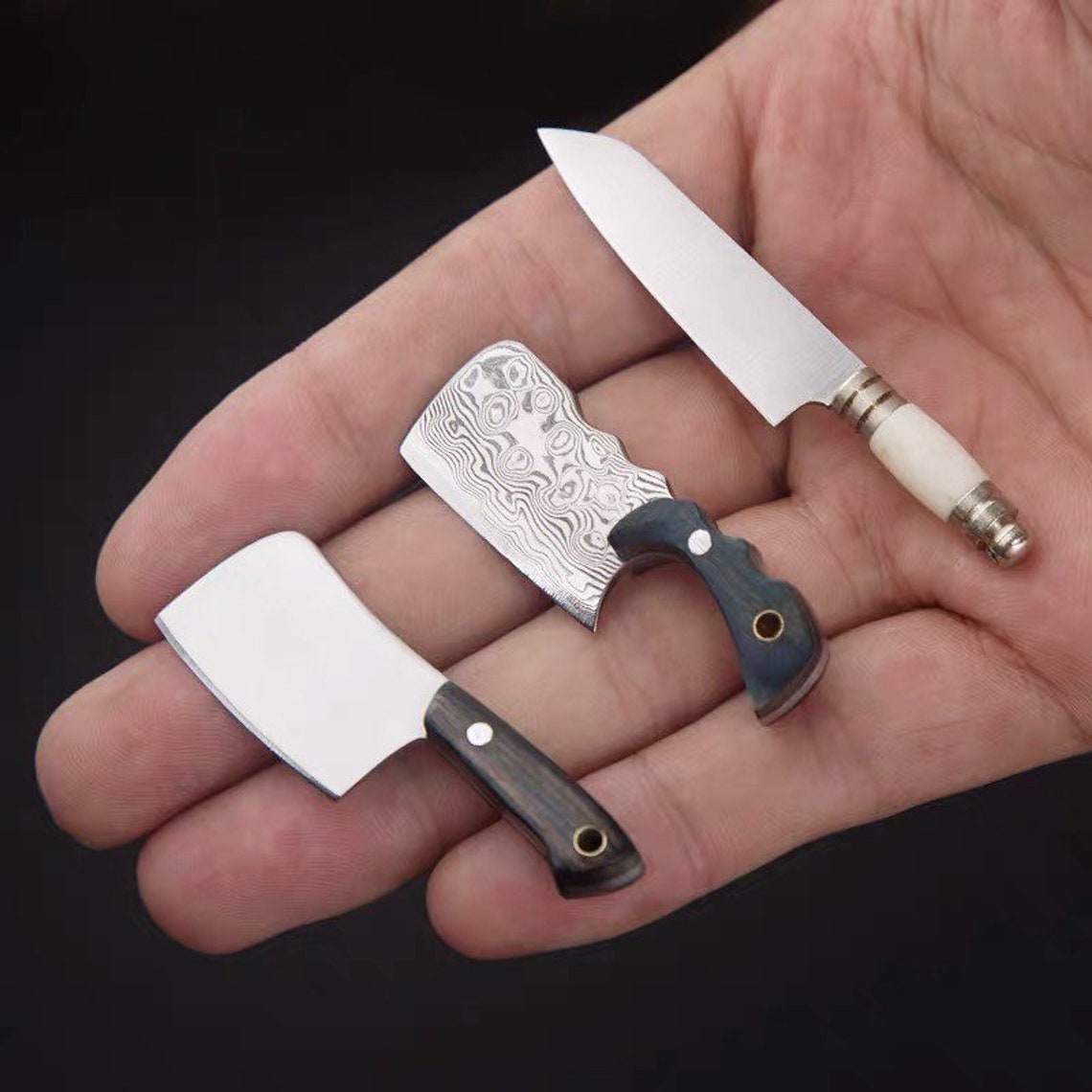 Real Cooking Miniature Stainless Steel Butcher Knife / Chefs - Etsy