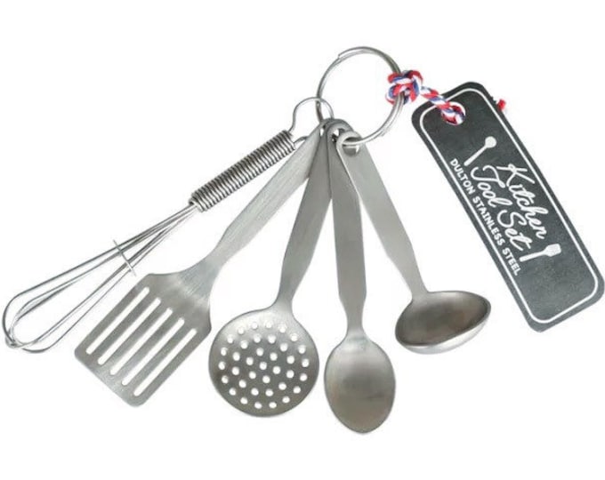 Real Cooking Miniature Stainless Steel Kitchen Utensil Set - Etsy