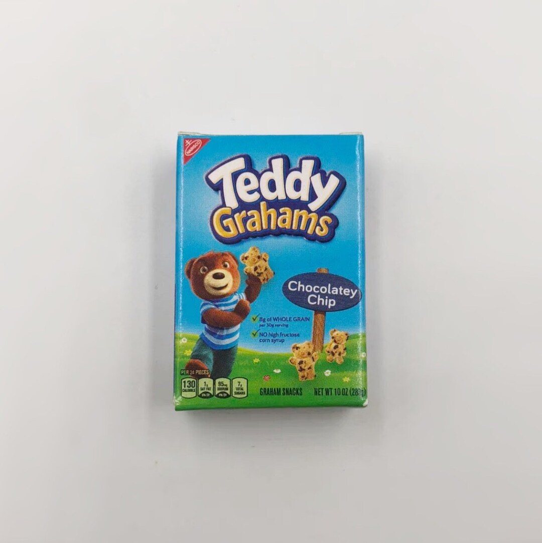 1/12 1/6 Dollhouse Miniature Teddy Grahams Box: Chocolatey - Etsy