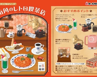 Set 6 1/6 Dollhouse Miniature Re-ment Retro Cafe on a | Etsy