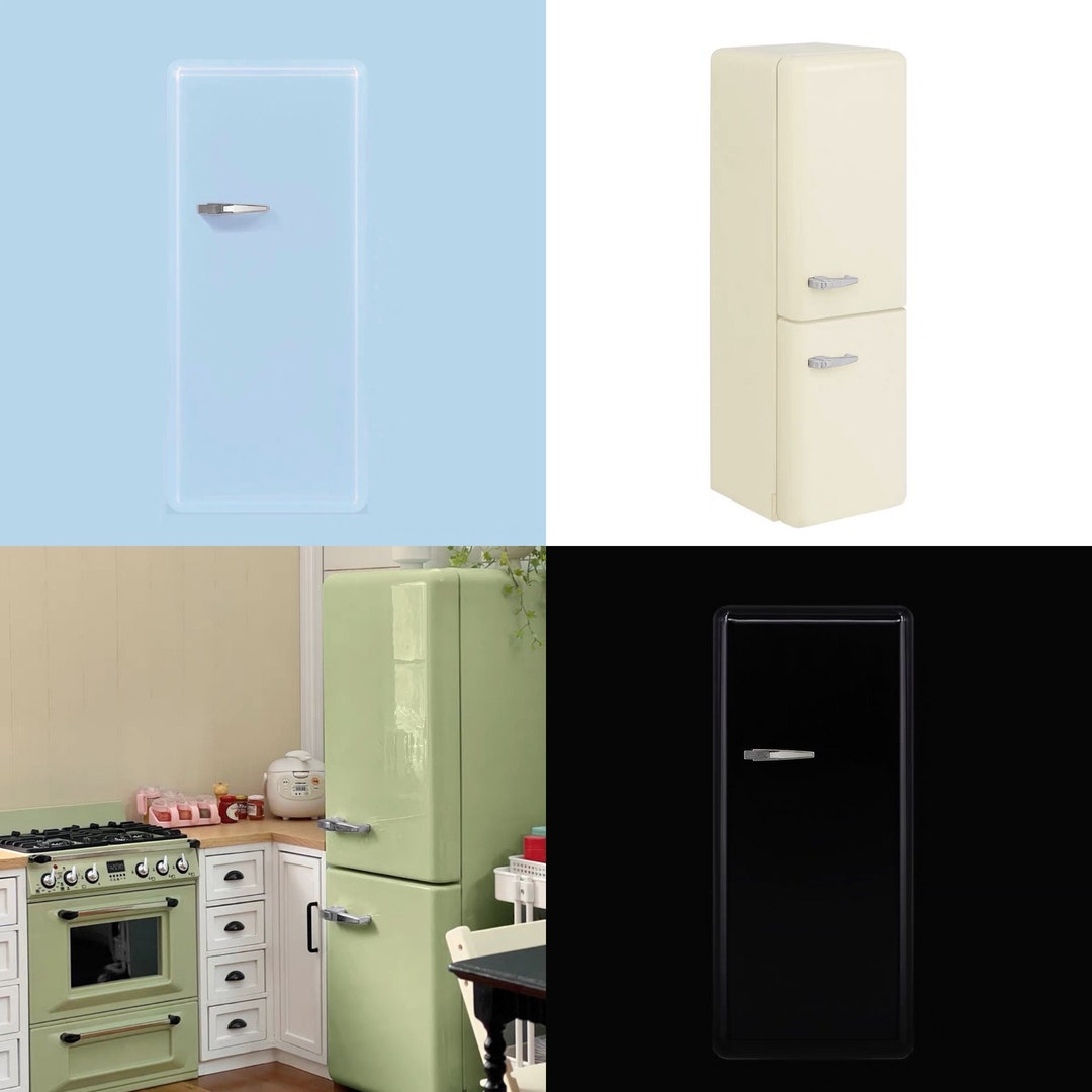 2 Styles - 1/6 Dollhouse Miniature Replica SMEG Single Door / Double ...