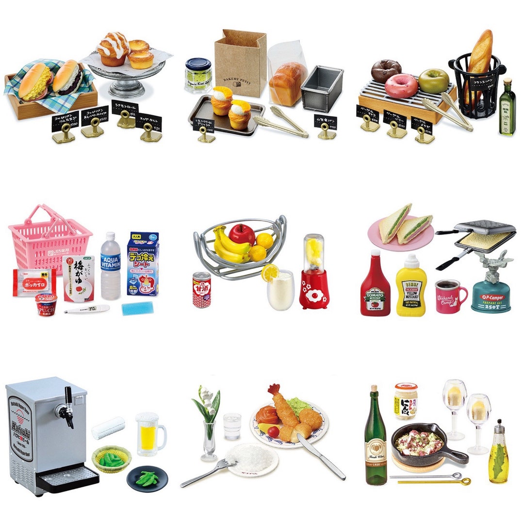 Mystery Lot - Re-ment Miniature Loose Items: 1/12 1/6 Decors / Doll ...