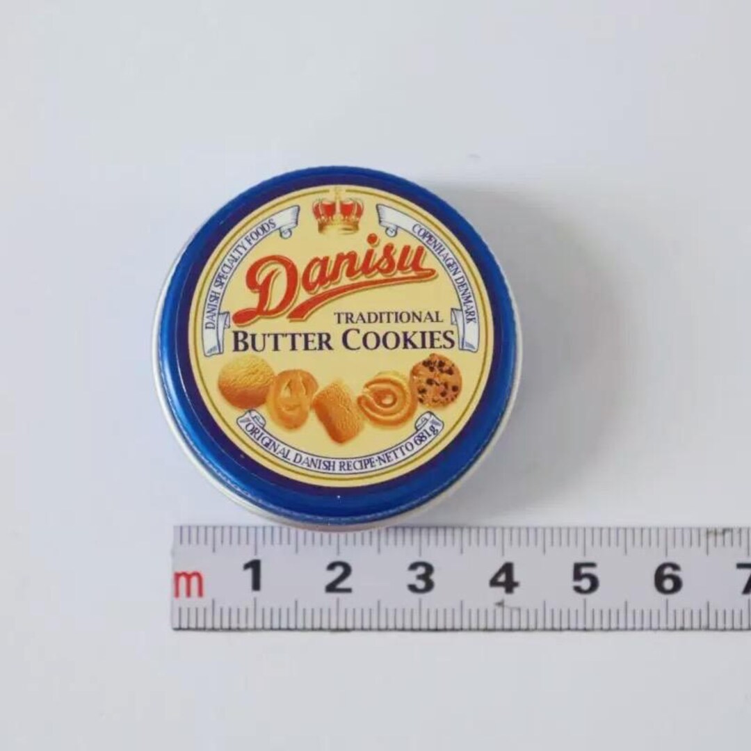 1/6 Dollhouse Miniature Replica Danisa Butter Cookie Tin (diameter 4 Cm ...