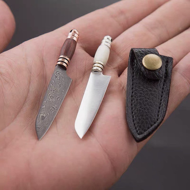 Real Cooking Miniature Stainless Steel Butcher Knife / Chefs - Etsy