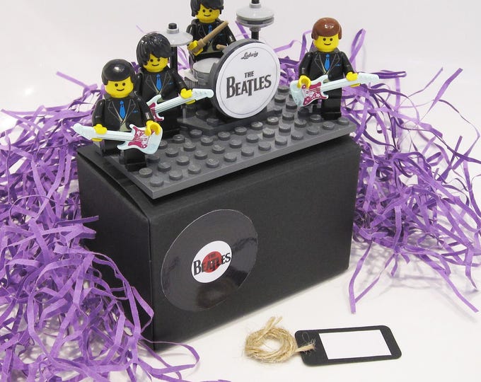 The Beatles - 100% Genuine Lego Minifigures and Pieces - Band on Stage ...