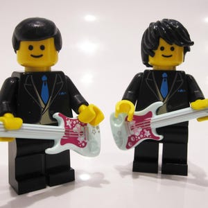 The Beatles - 100% Genuine Lego Minifigures and Pieces - Band on Stage ...