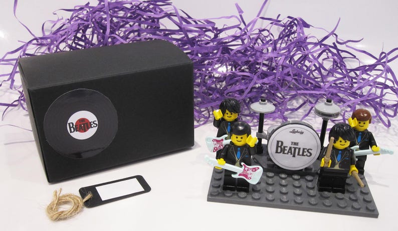 The Beatles - 100% Genuine Lego Minifigures and Pieces - Band on Stage ...