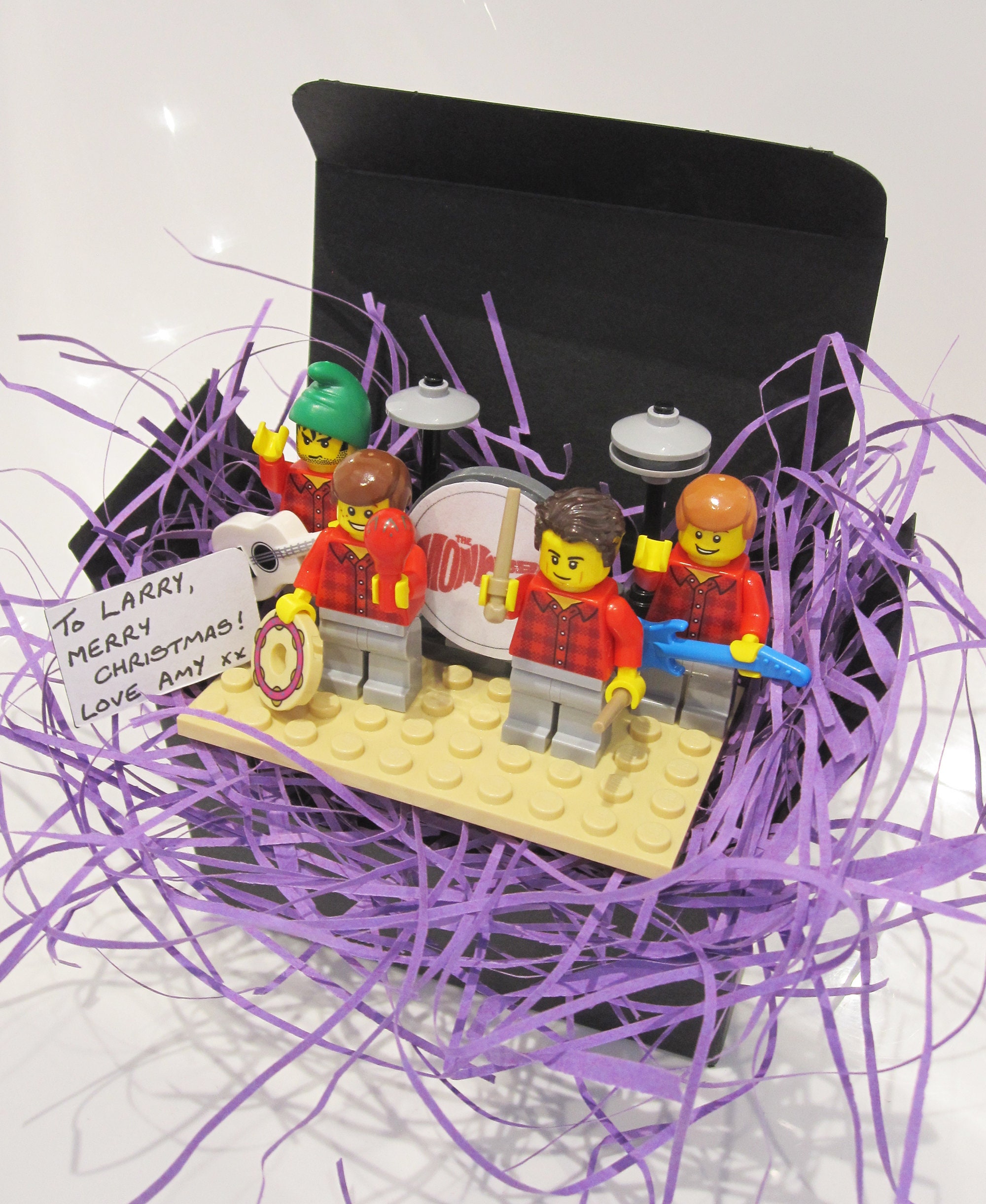 The Monkees GIFT BOX SET 100% Genuine Lego Minifigures and Pieces Band ...