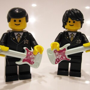 The Beatles 100% Genuine Lego Minifigures and Pieces Band on Stage With ...