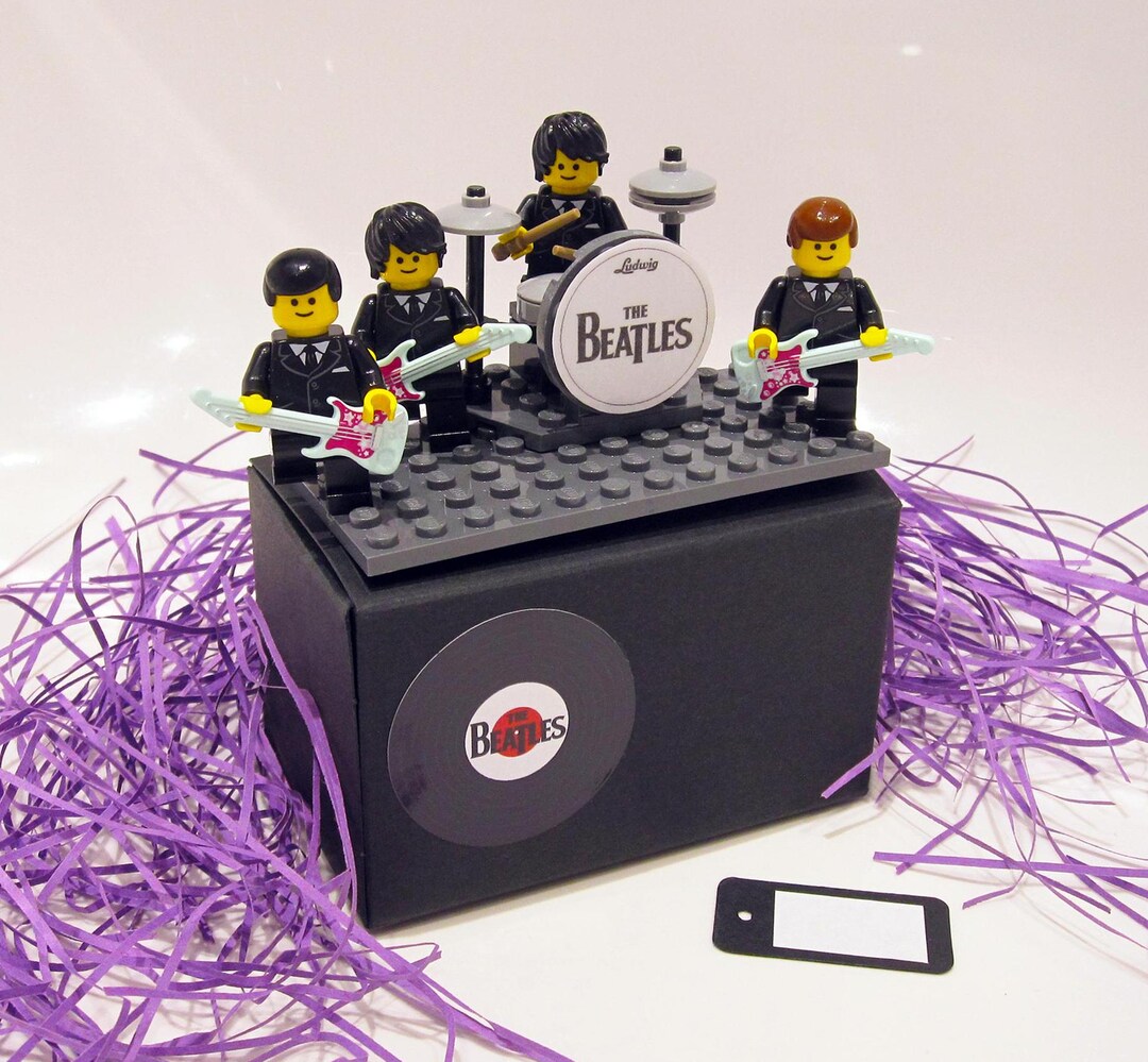 The Beatles - 100% Genuine Lego Minifigures and Pieces - Band on Stage ...