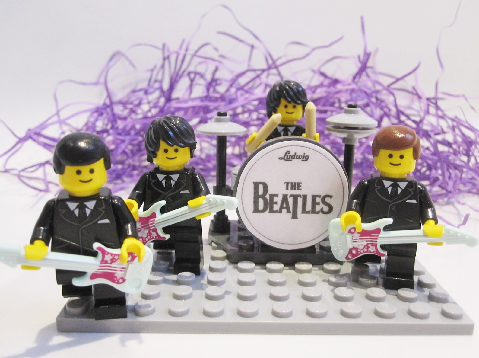 The Beatles 100% Genuine Lego Minifigures and Pieces Band - Etsy