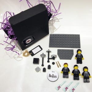 The Beatles 100% Genuine Lego Minifigures and Pieces Band on Stage With ...