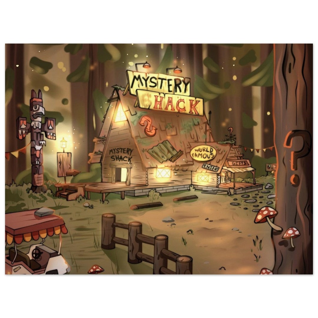 Mystery Shack Museum-quality Matte Paper Poster - Etsy