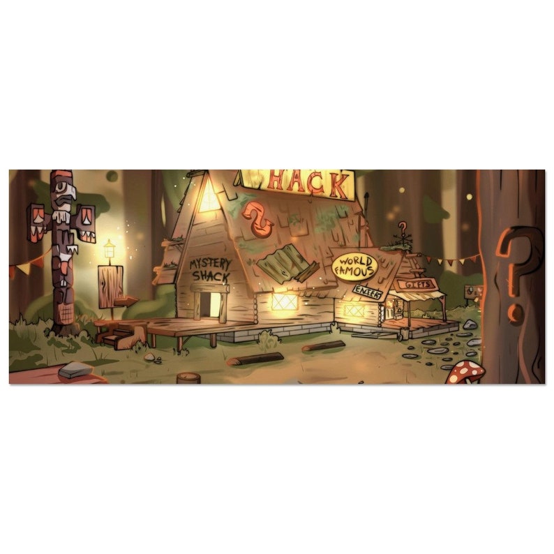 Mystery Shack Museum-quality Matte Paper Poster - Etsy