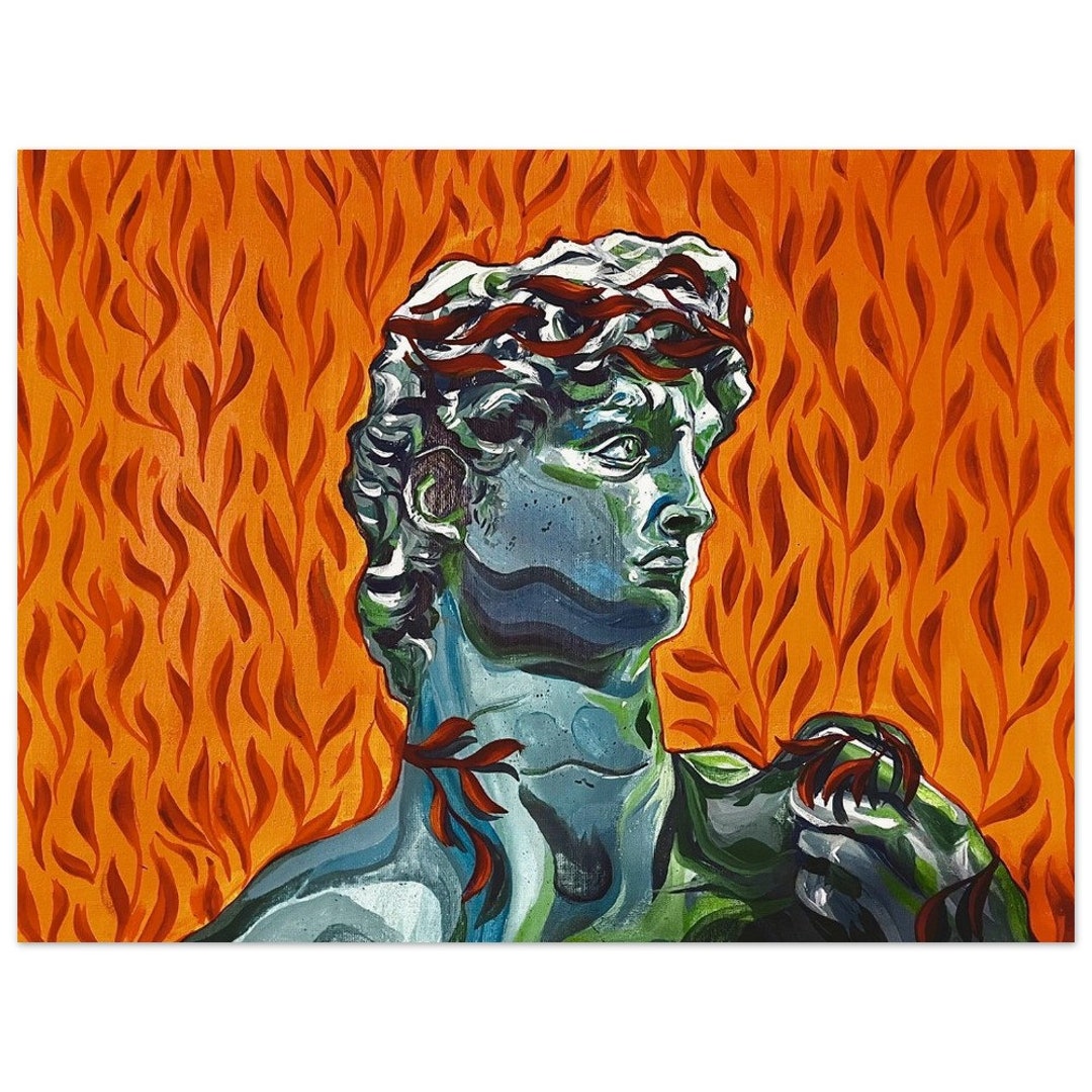 Statue of David Museum-quality Matte Paper Poster - Etsy