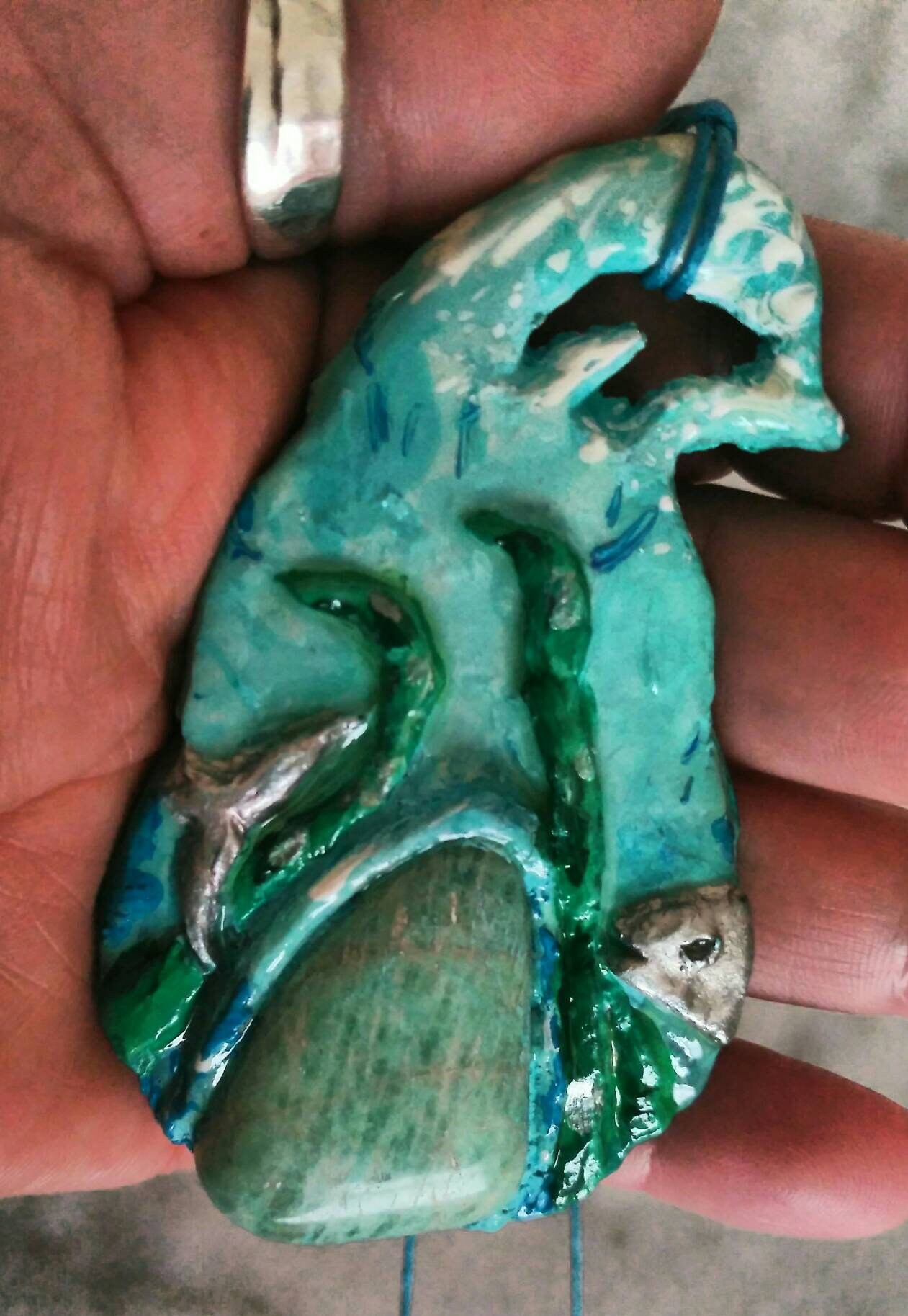 Medallion Bottom of the Sea. Magic Amulet - Etsy