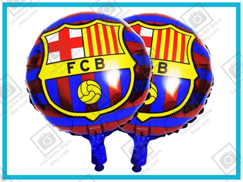 FC Barcelona Helium Foil Balloon Party Supplies Birthday FCB - Etsy ...