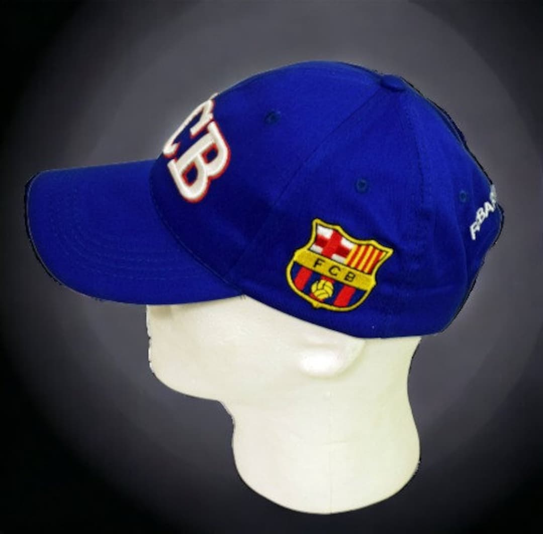 FC Barcelona Cap Hat Football Soccer FCB Team Club Blue Football BARCA ...