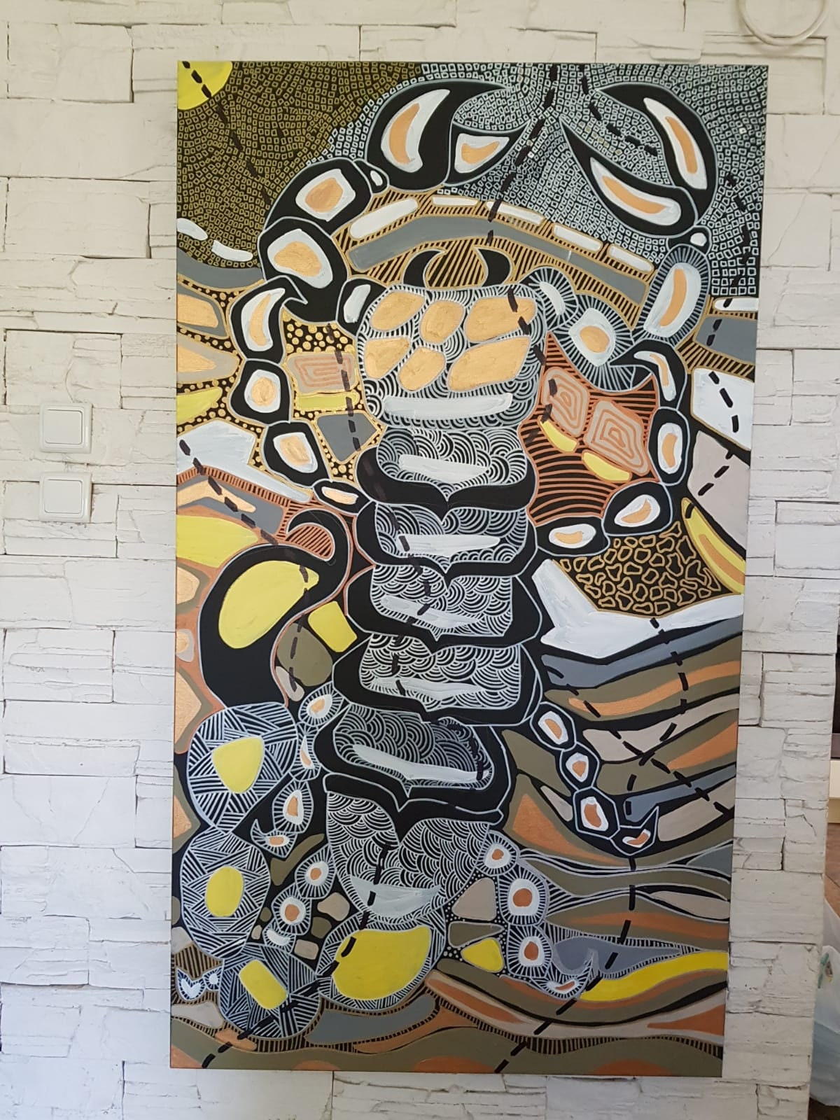 Scorpio Horoscope Art Zodiac Acrylic Painting Abstract Art Scorpio ...