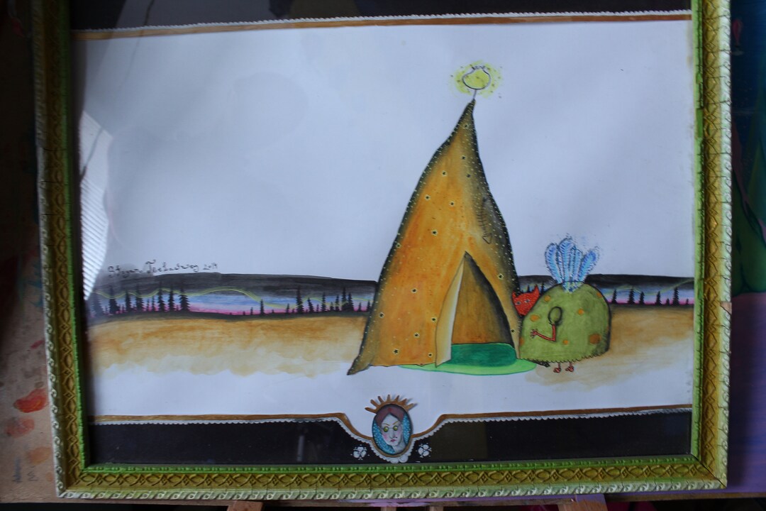 The Little Fairy Fox Wings Tent Summer Far Away Sky Mountain - Etsy