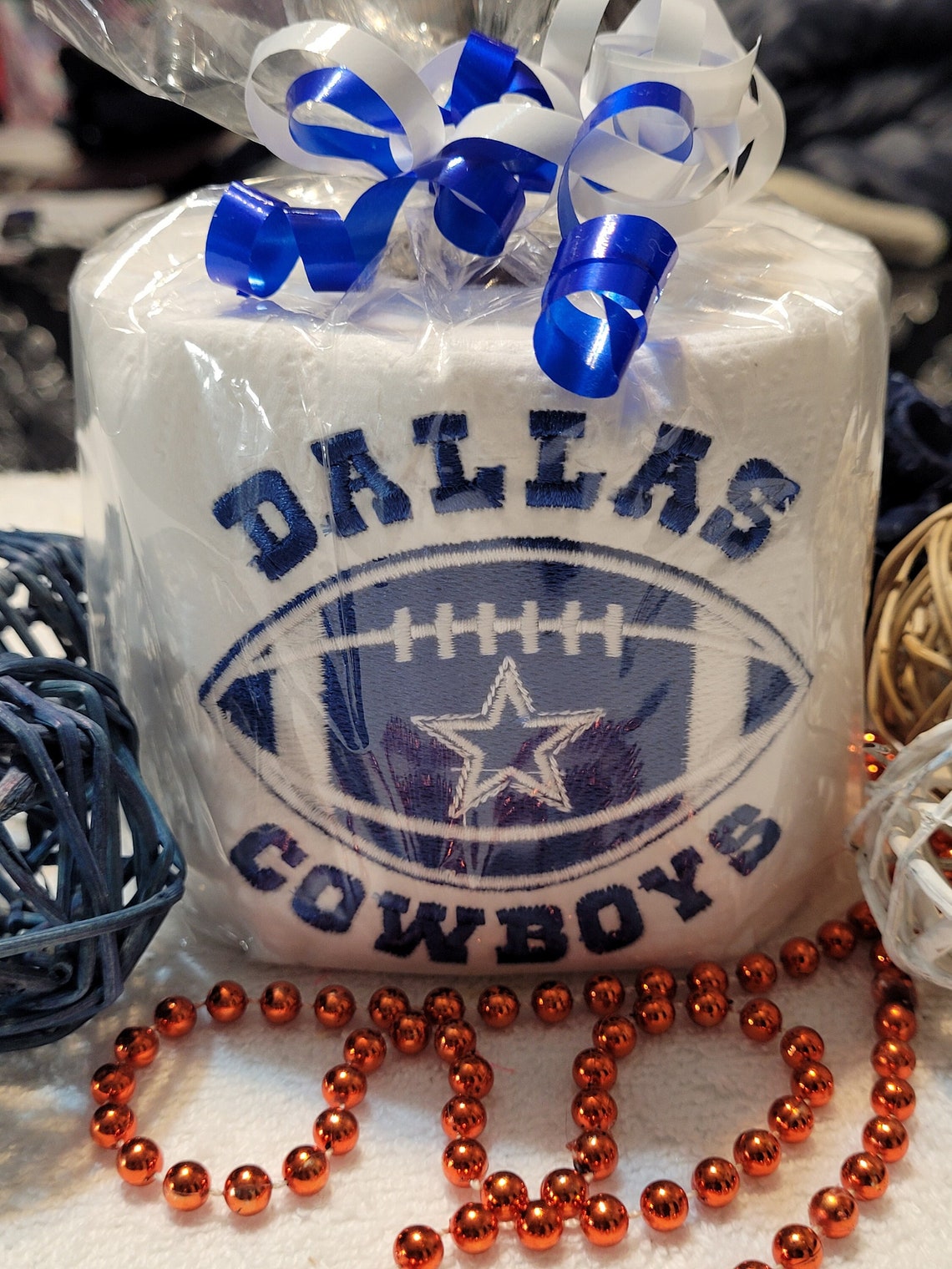 Dallas Cowboys Embroidered Toilet Paper Football Teams - Etsy